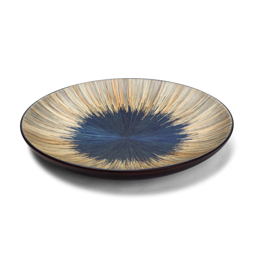 Midnight Blue Split Straw Centerpiece by LADORADA- Designer Home Decor ...